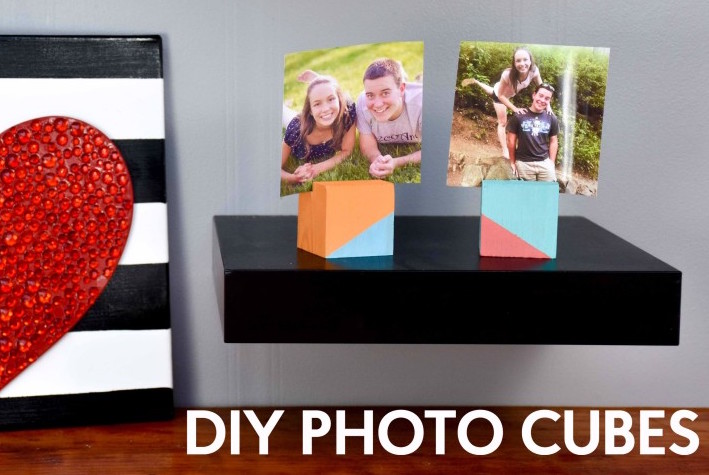 DIY Photo Cubes - A Little Craft In Your Day